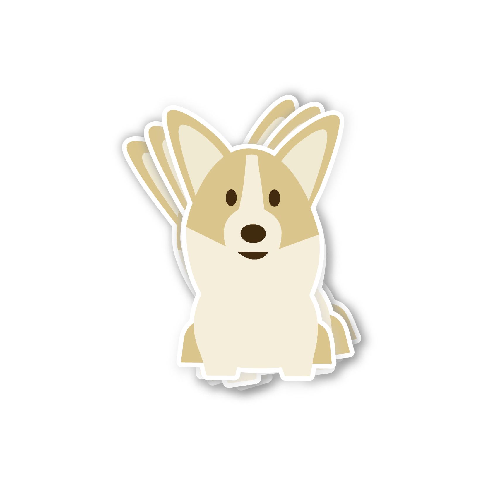 iDEA Corgi Stickers (Pack of 10) – iDEA.org.uk Shop