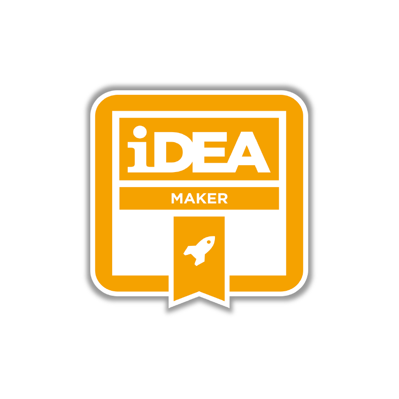 iDEA Maker Pin Badge – iDEA.org.uk Shop